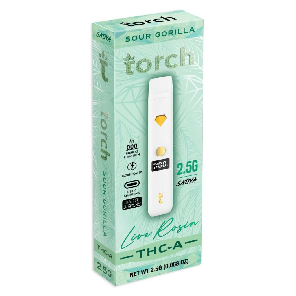 Torch THCa Live Rosin Disposable Vapes 2.5g | alt super store
