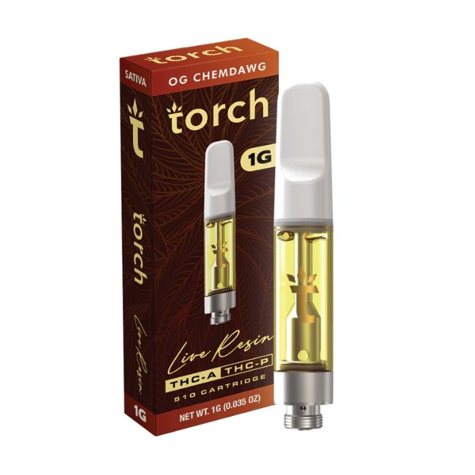 Torch THCa Live Resin Cartridge 1g | 10 Strains | alt super store
