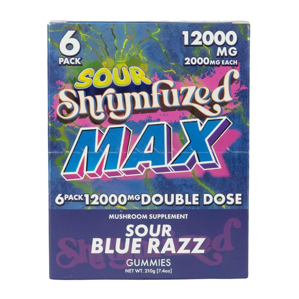 Shrumfuzed MAX Sour Nootropic Mushroom Gummies 6ct | alt super store