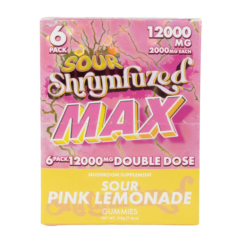 Shrumfuzed MAX Sour Nootropic Mushroom Gummies 6ct | alt super store