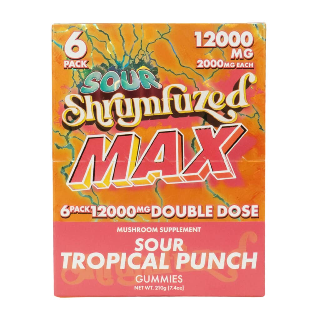 Shrumfuzed MAX Sour Nootropic Mushroom Gummies 6ct | alt super store